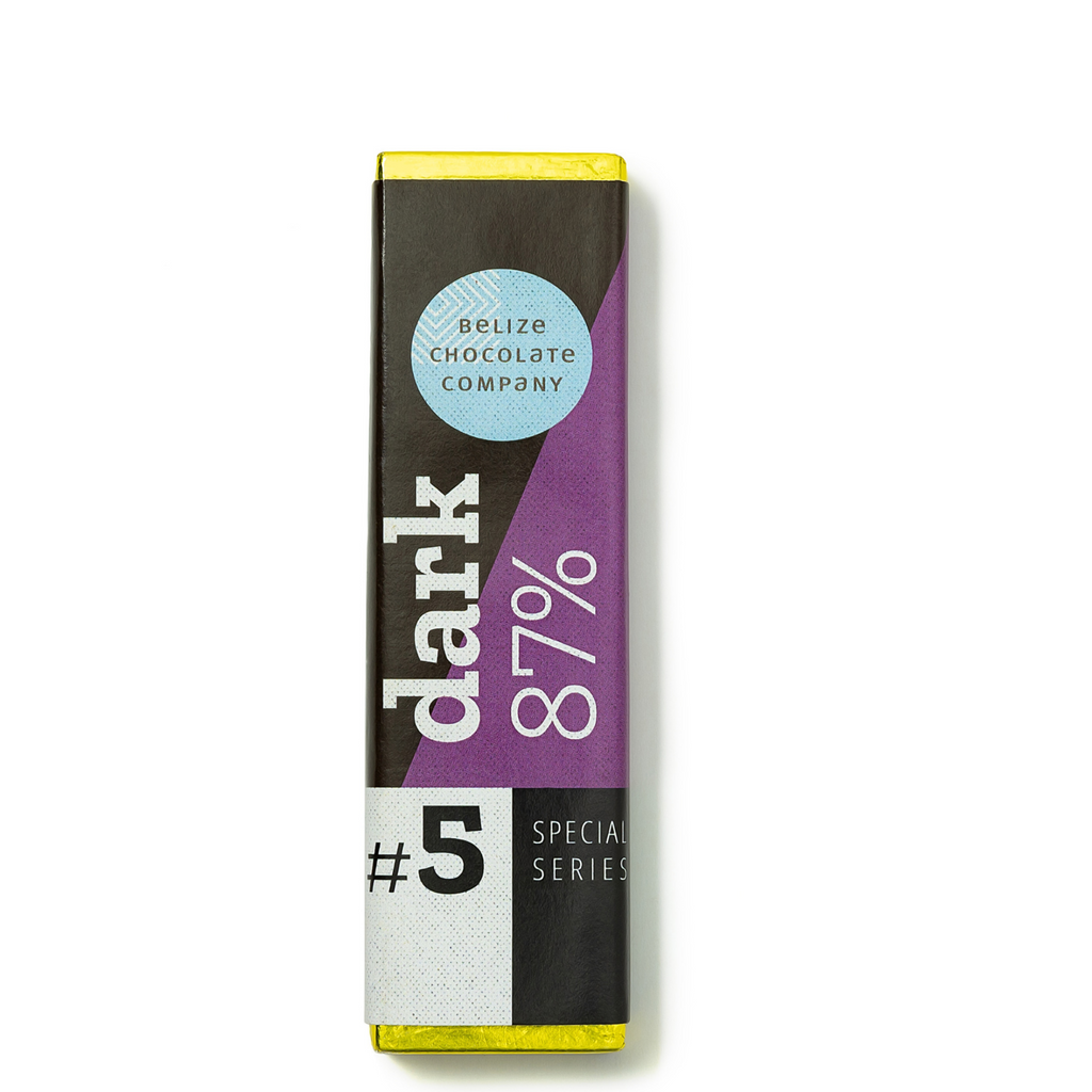 Dark chocolate bar with 87% cacao – Belize Chocolate Company