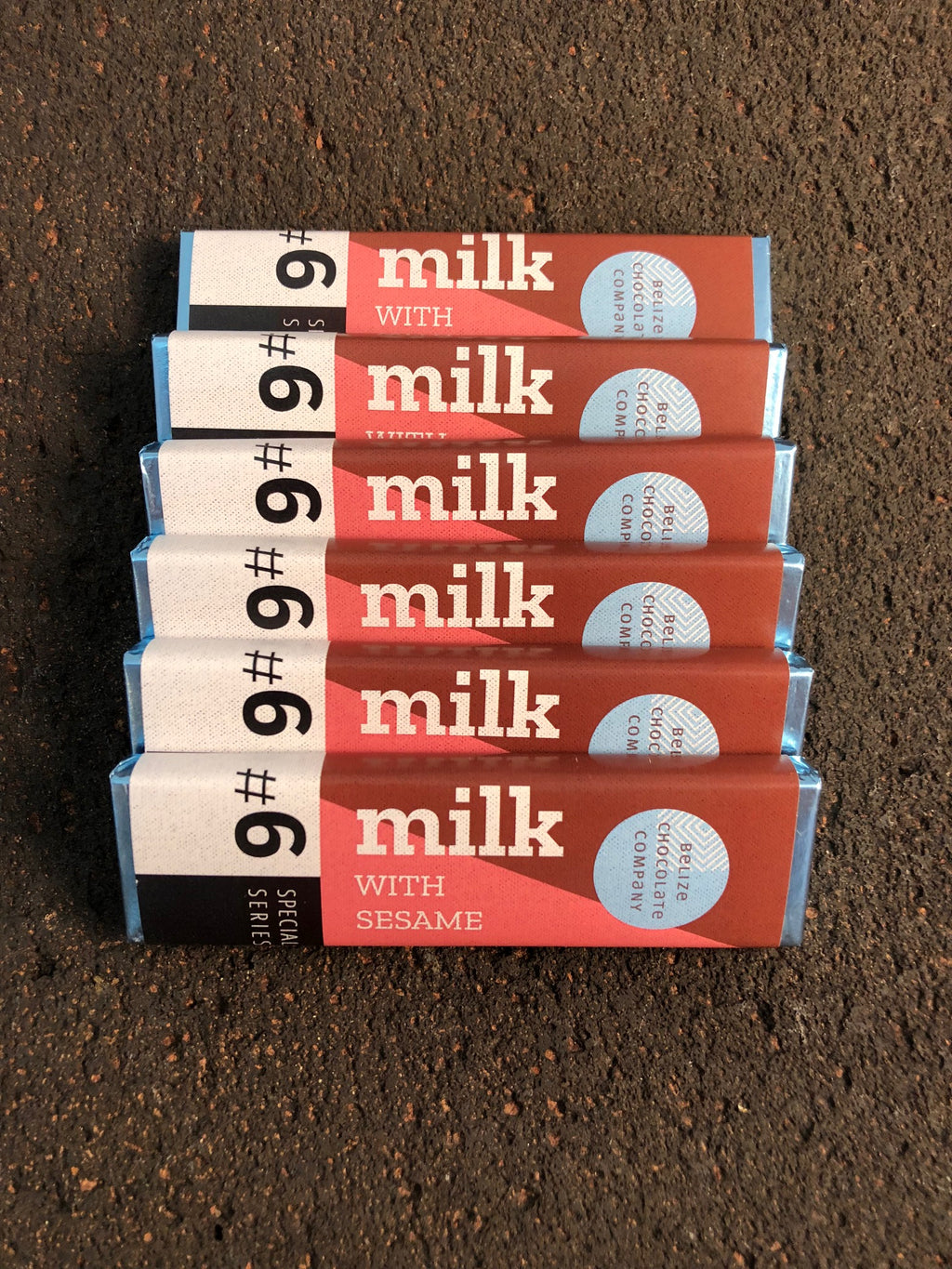 Milk chocolate with sesame seed inclusion – Belize Chocolate Company